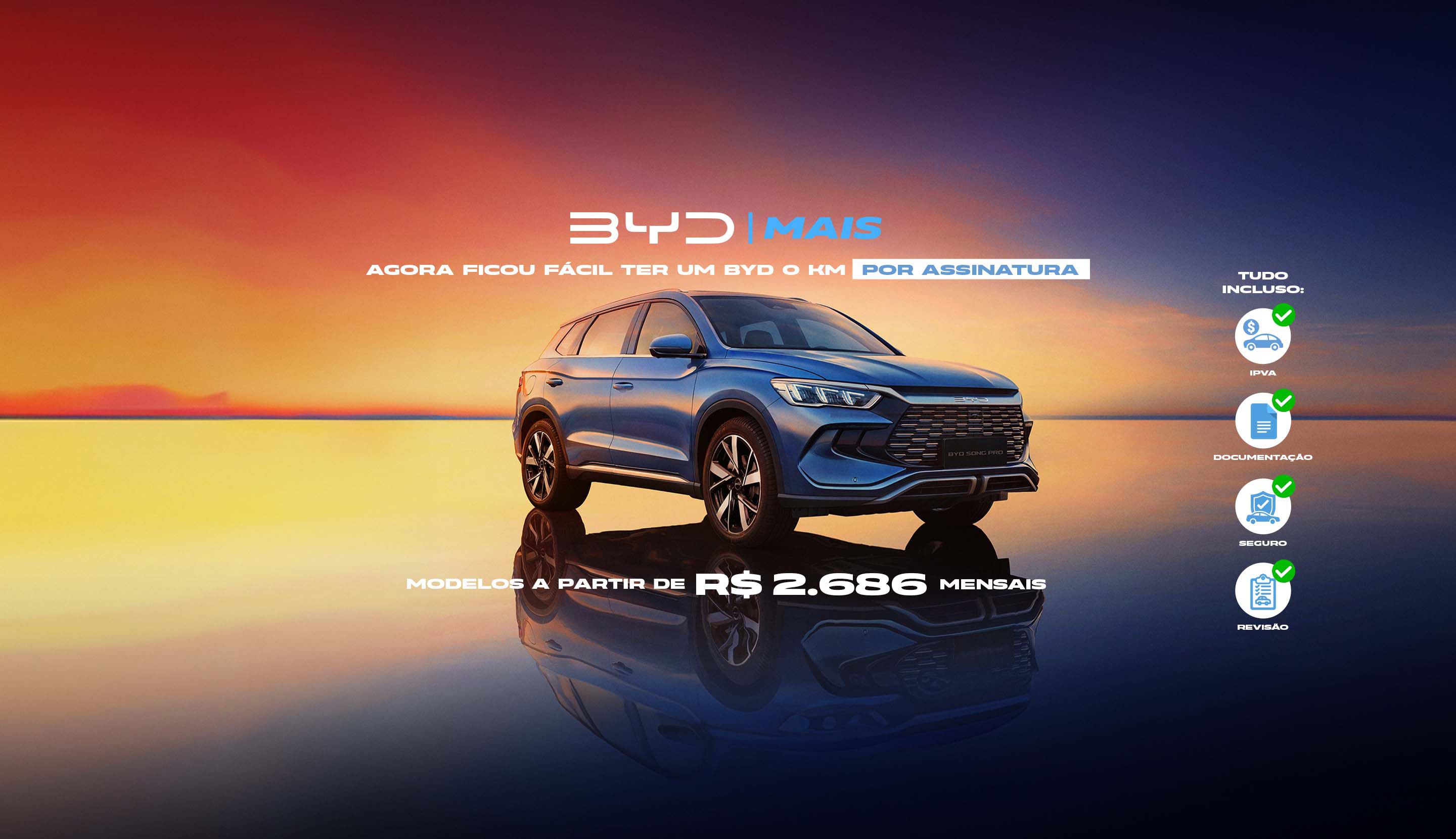 Carros elétricos, Sedan e SUVs I BYD Brasil