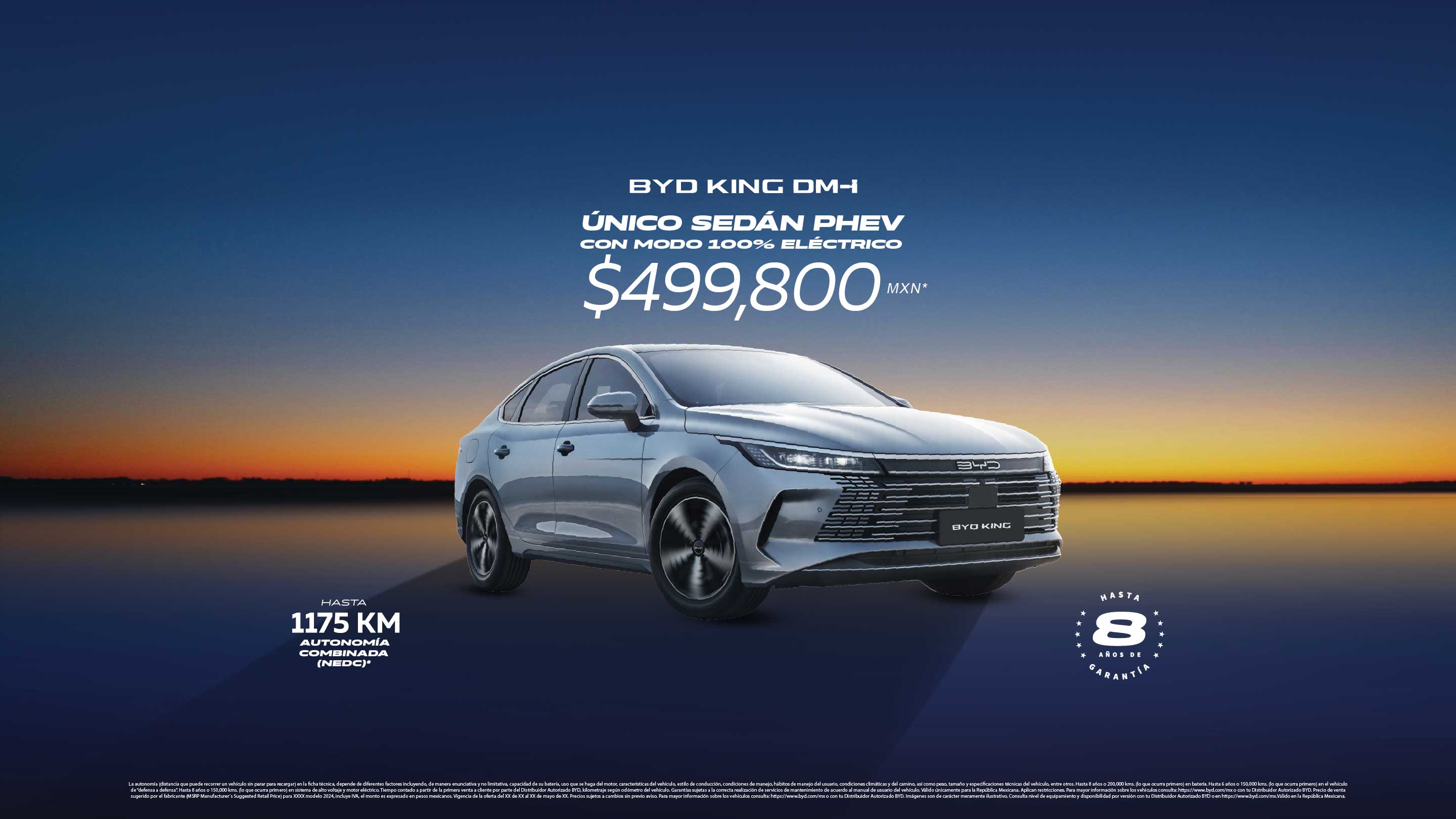 Autos eléctricos e híbridos enchufables: Sedan y SUV I BYD México