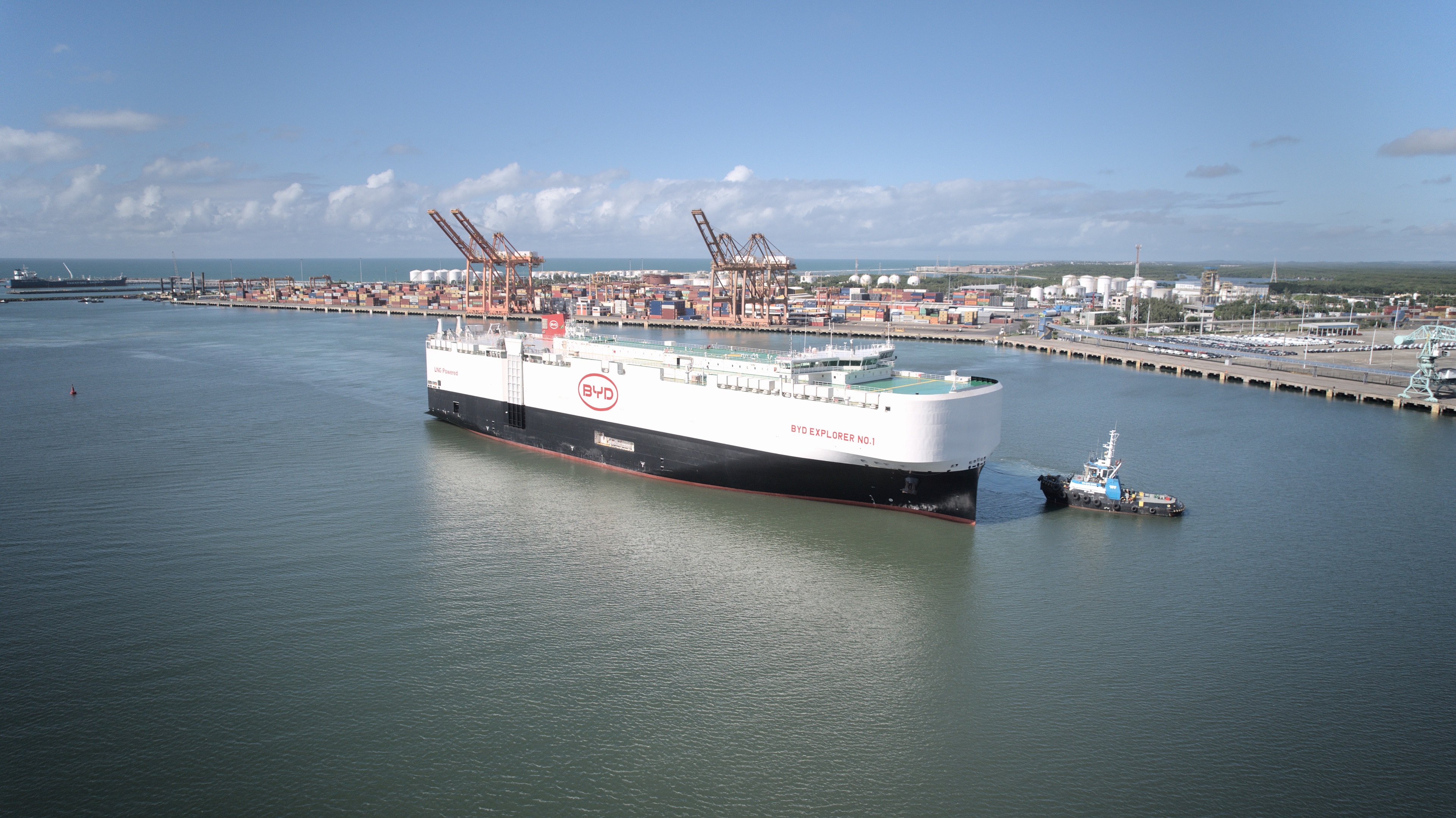 BYD’s EXPLORER NO.1 Docks in Brazil, Elevating Sustainable Logistics